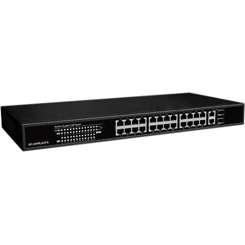 W Box 0E-24PRJ45FG 26-Port Gigabit PoE Switch