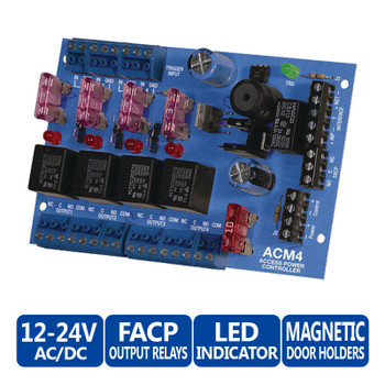 Altronix ACM8 Eight (8) Fused Outputs Access Power Controller -12-24V ...