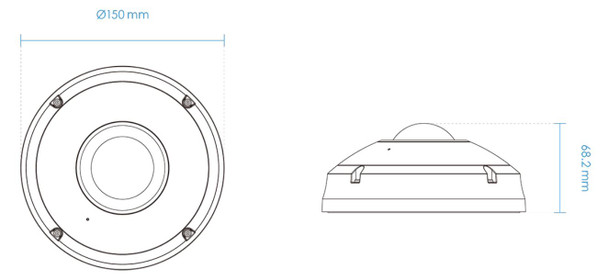 Vivotek FE9382-EHV-v2 Outdoor Fisheye IP Camera