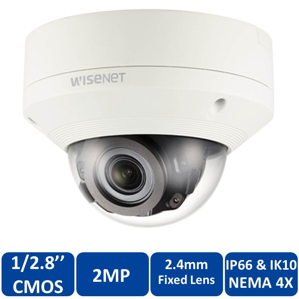 Samsung Hanwha XNV-6080R Outdoor Dome IP Camera