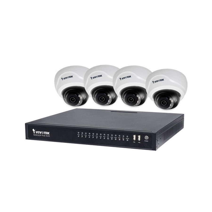 Vivotek ND8322P-2TB-4FD1A 4 Camera Outdoor IP System discontinued