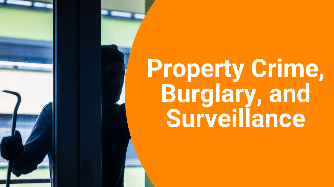 Property Crime, Burglary, and Surveillance - A1 Security Cameras
