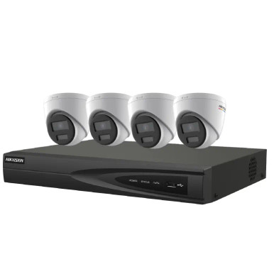 Hikvision EKI-K41T44C Outdoor IP Camera System Kit
