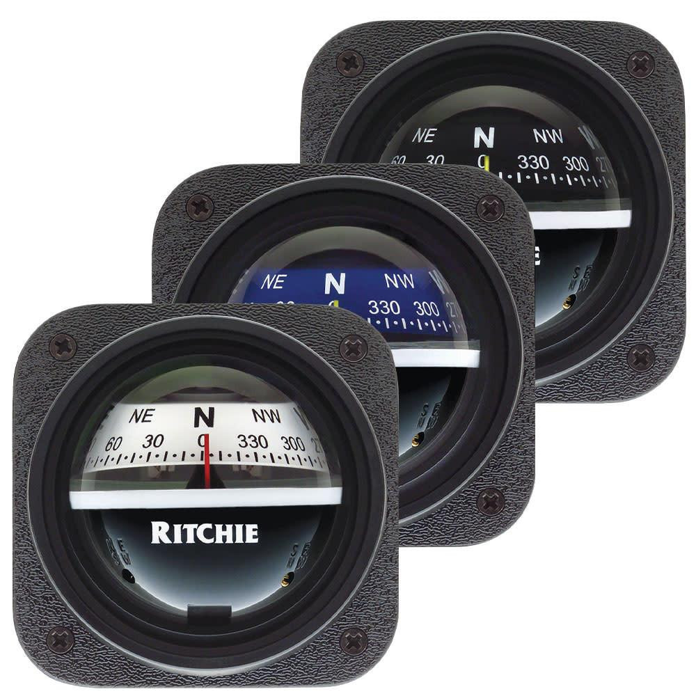 Ritchie Explorer V-537 Bulkhead Mount Compass - Pirates Cave Chandlery