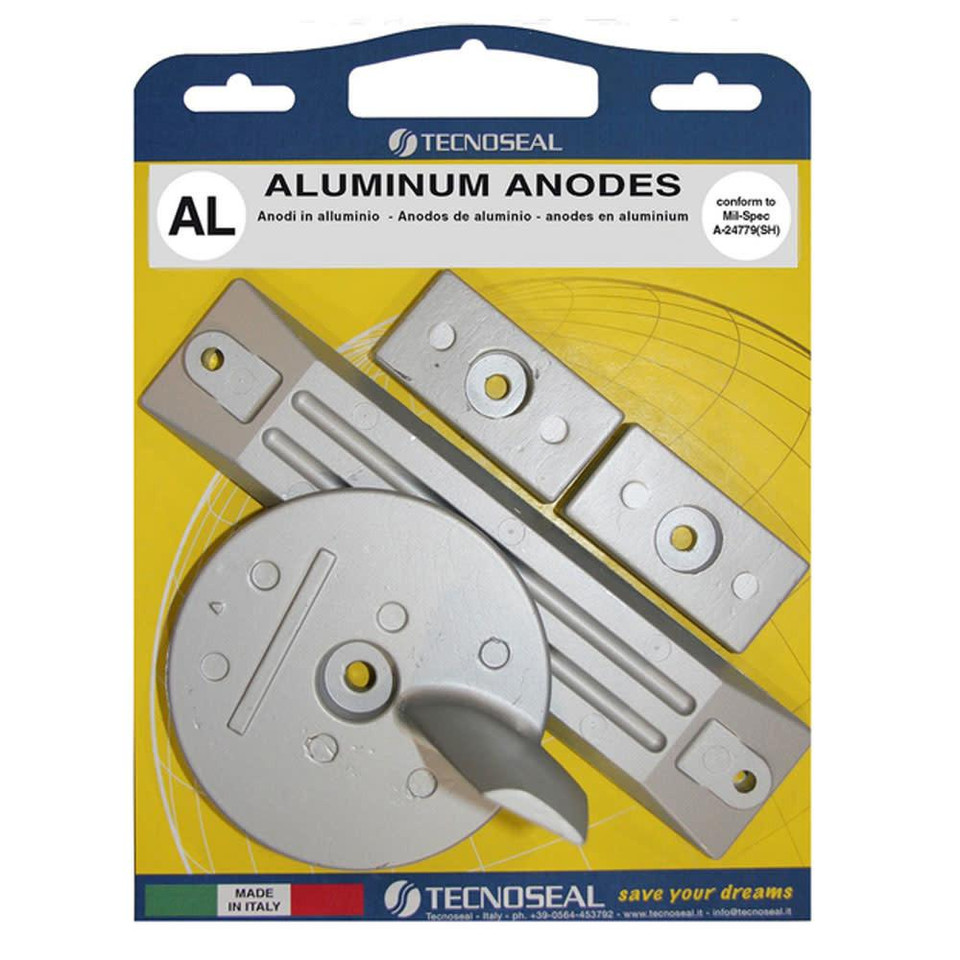 Tecnoseal Aluminium Honda BF Engine Anode Kit - Pirates Cave Chandlery