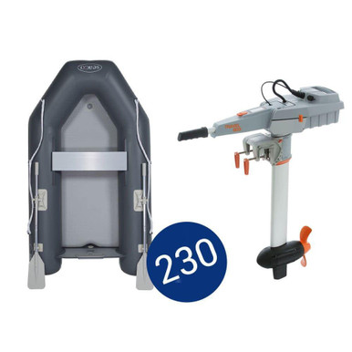 Seago Go Lite 230 2.3m Inflatable Dinghy with Torqeedo Travel 1103 ...