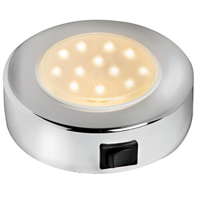 LED Sun Spotlight Interior Light Chrome - Pirates Cave Chandlery
