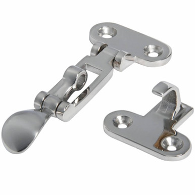 Lever Closure Chromed Brass Locker Latch 105 x 50mm - Pirates Cave ...