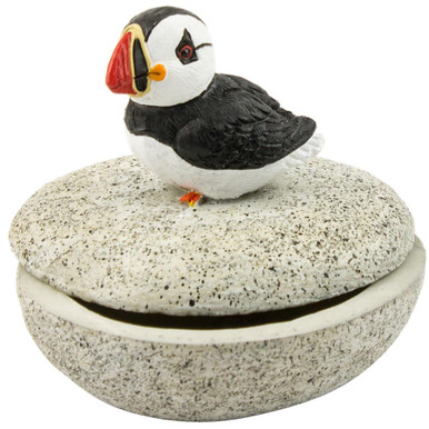 Puffin Trinket Pot 7cm - Pirates Cave Chandlery