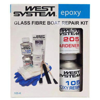 West System Epoxy 105-K Fibreglass Repair Kit - Pirates Cave Chandlery