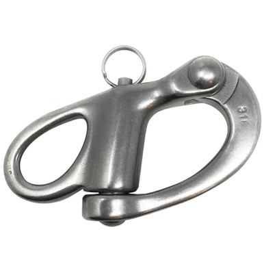 Snap Shackle Fixed Eye S/S (11-27mm) - Pirates Cave Chandlery