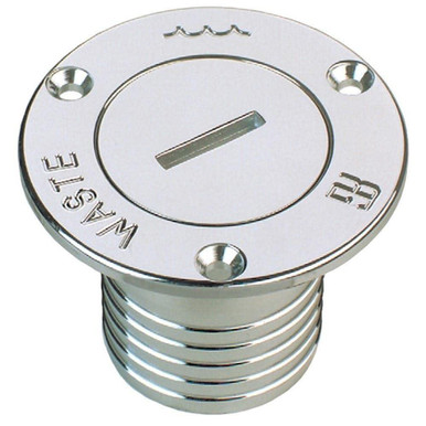 Waste Deck Filler With Hose Connector Chrome Plated Brass - Pirates ...