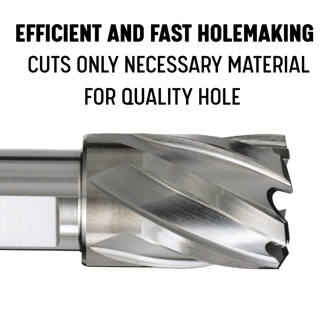 1" X 1" HSS Annular Cutter, with Pilot Pin | DrillsandCutters.com
