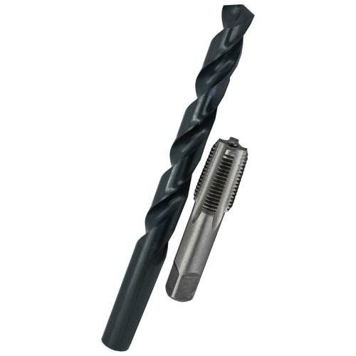 1/4" HSS NPS Tap and 29/64" HSS Drill Bit Kit, Qualtech ...