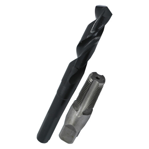 3/8" HSS NPS Tap and 19/32" HSS Drill Bit Kit, Qualtech ...