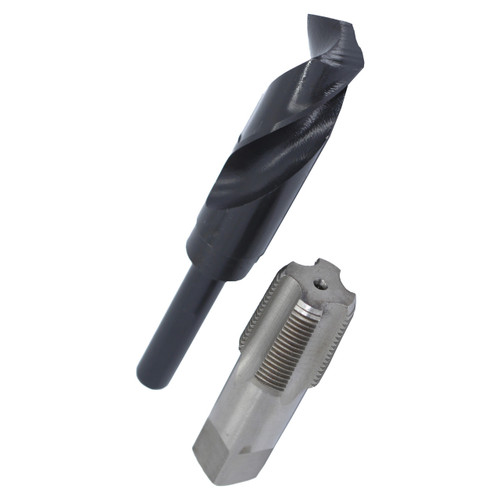 3/4" HSS NPS Tap and 15/16" HSS Drill Bit Kit, Qualtech ...