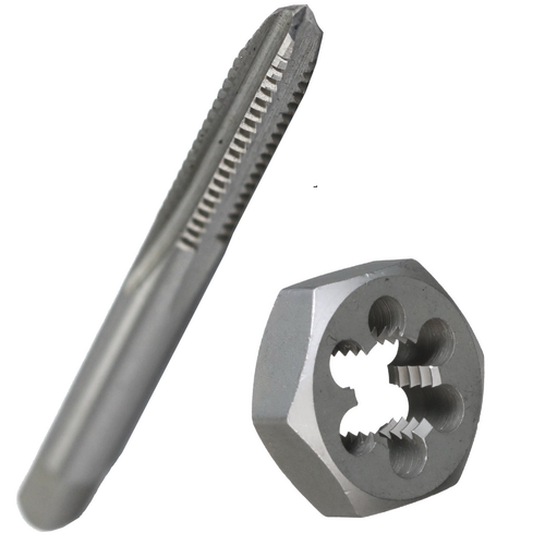 m7 X 1 HSS Plug Tap and Carbon Hex Die | DrillsandCutters.com