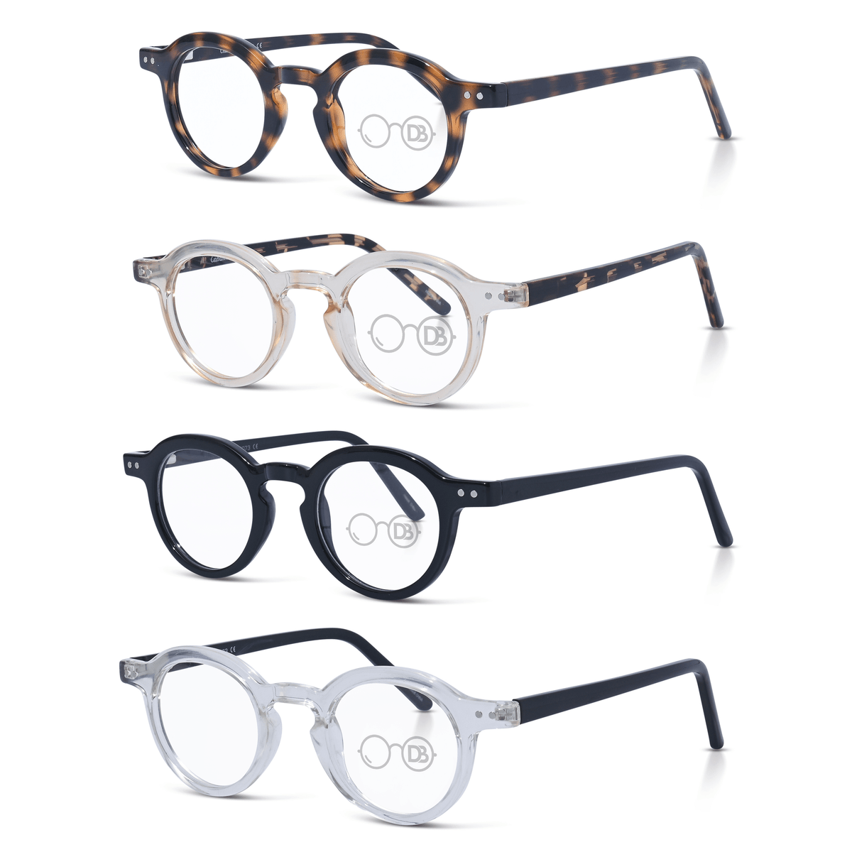 Oversized Fashionable Square Reading Glasses - Piazza