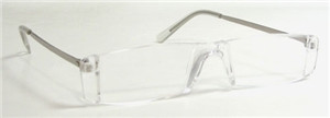 Clear Lightweight Rimless Reader