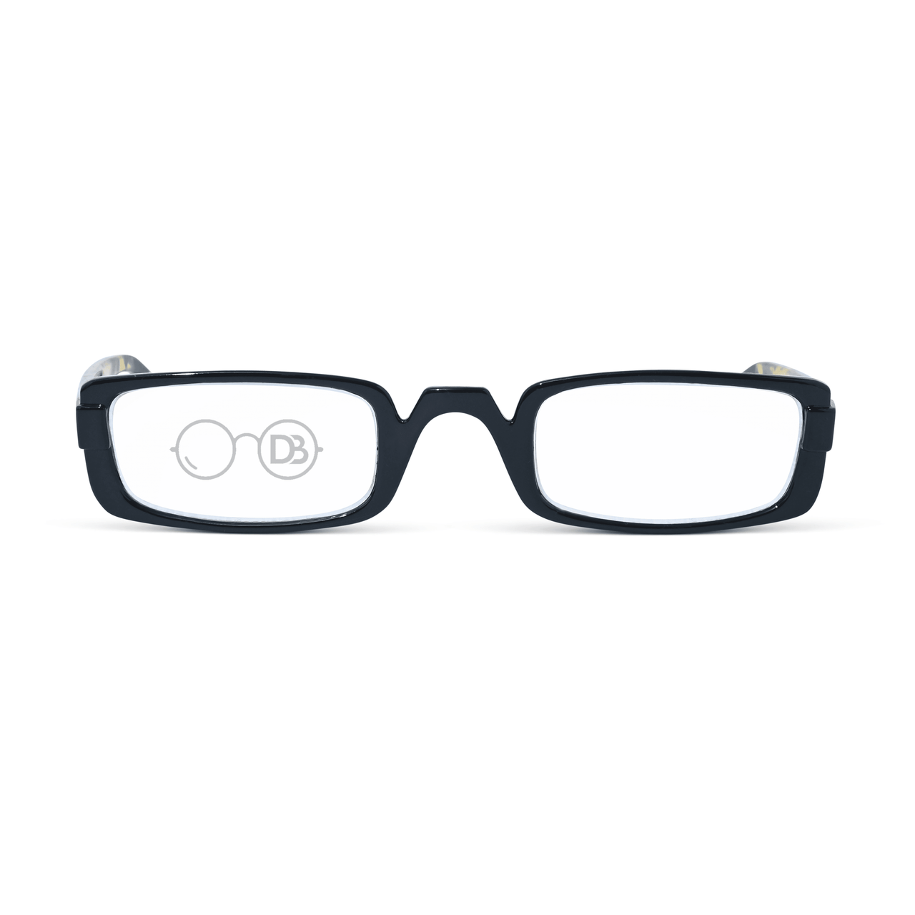 Half Frame Colorfule rectangular reading glasses.