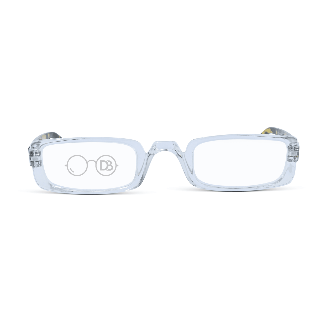 Half Frame Colorfule rectangular reading glasses.