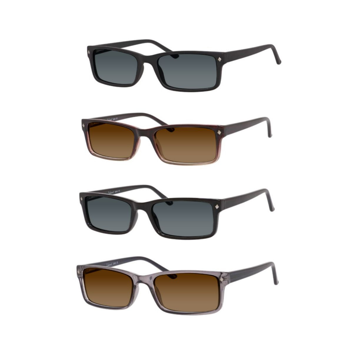 Men's Designer Rectangular Sunglasses - In The Money