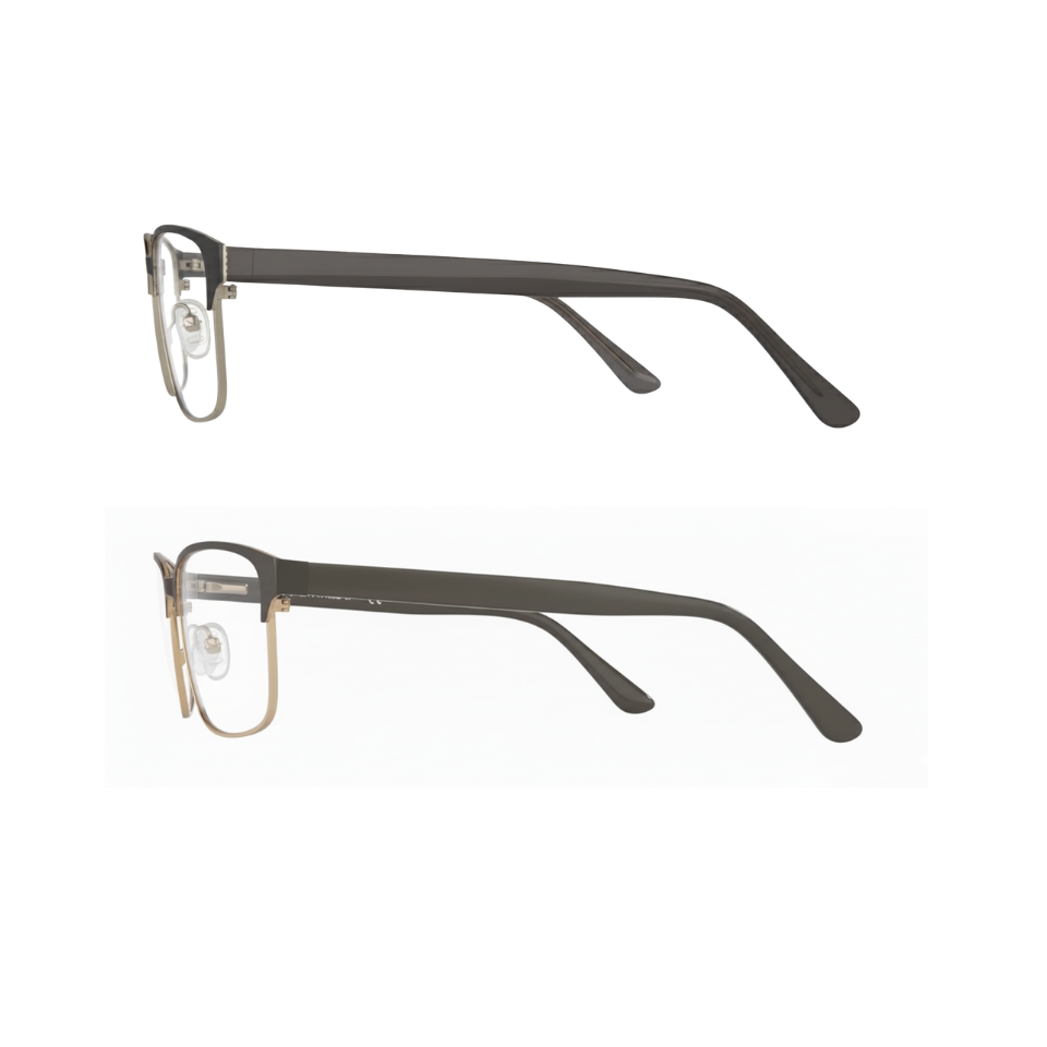 Thurston Reading Glasses for Men – Rectangle Frame, Custom Single ...
