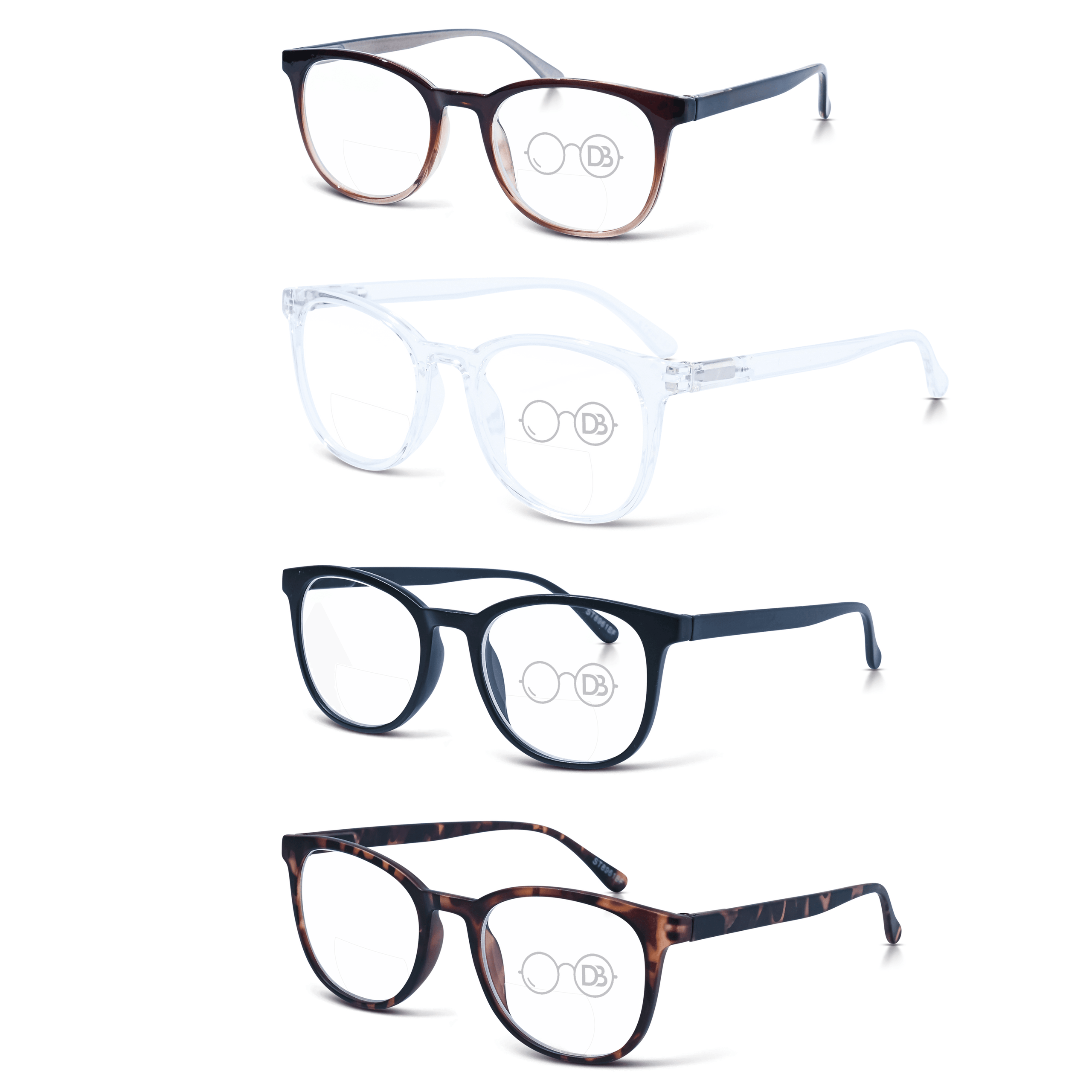 High Power Bifocal Reading Glasses -Studio