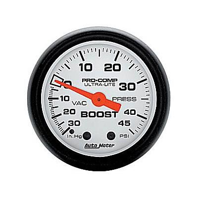 Auto Meter Phantom - Boost Gauge 45 PSI (ATM-5708)