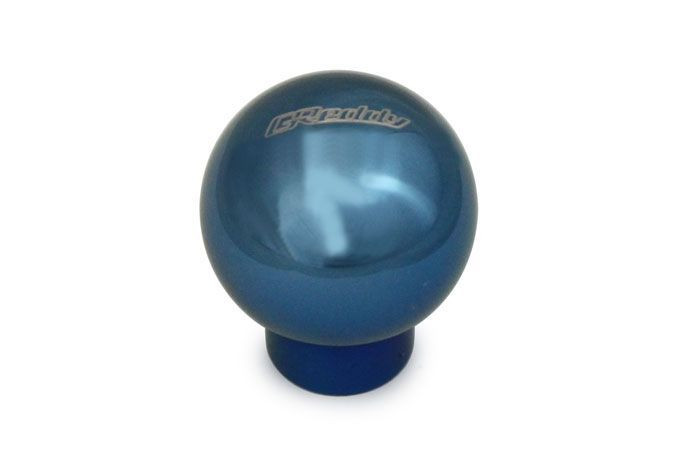 GReddy SUS Shift Knob Blue Anodized over Polished - GenRacer