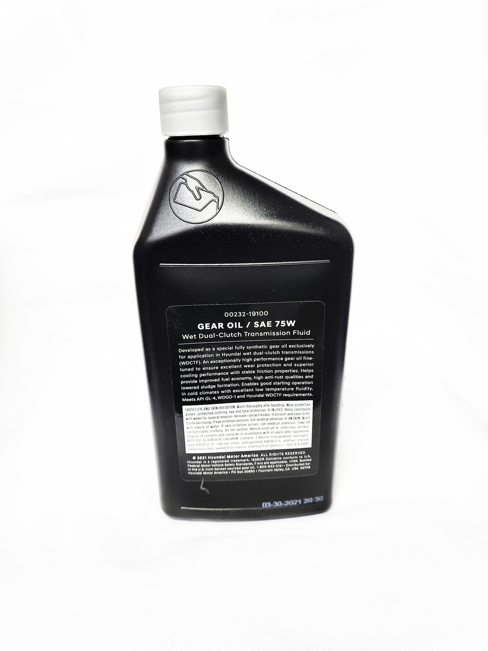 OEM Hyundai Dual Clutch Transmission (DCT) Gear Fluid - 1 quart - GenRacer