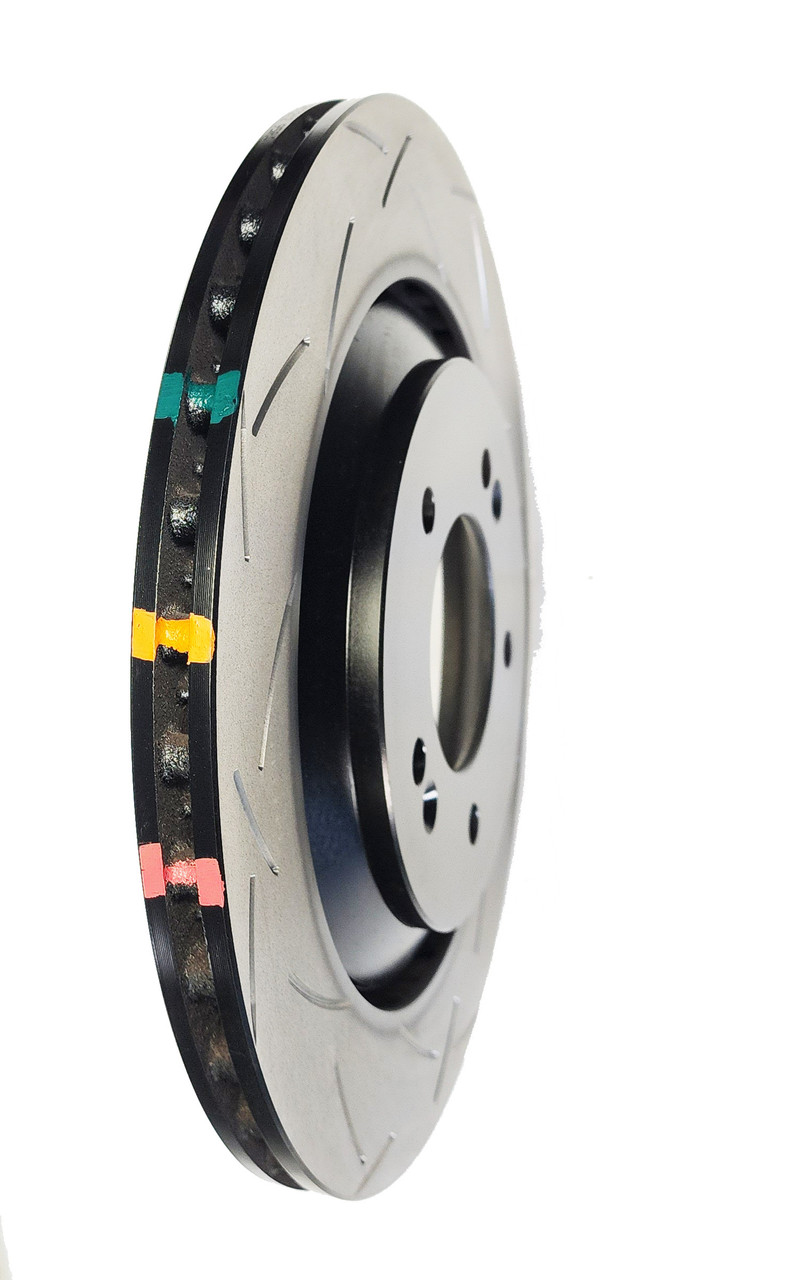 DBA Rear Slotted 4000 Series Rotor - 2019-22 Hyundai Veloster N ...