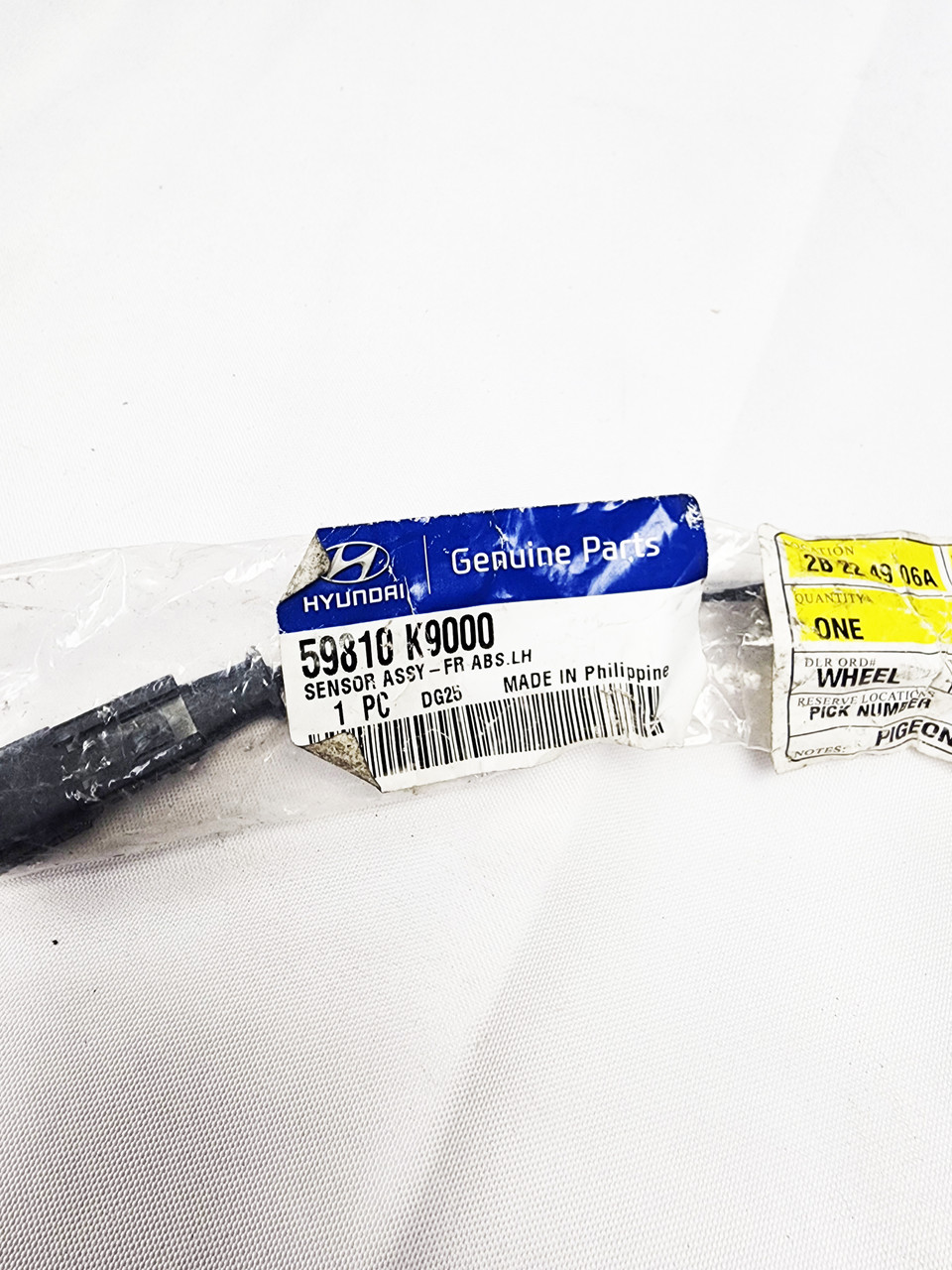 OEM Hyundai Replacement ABS/Wheel Speed Sensor FRONT LEFT for Veloster ...