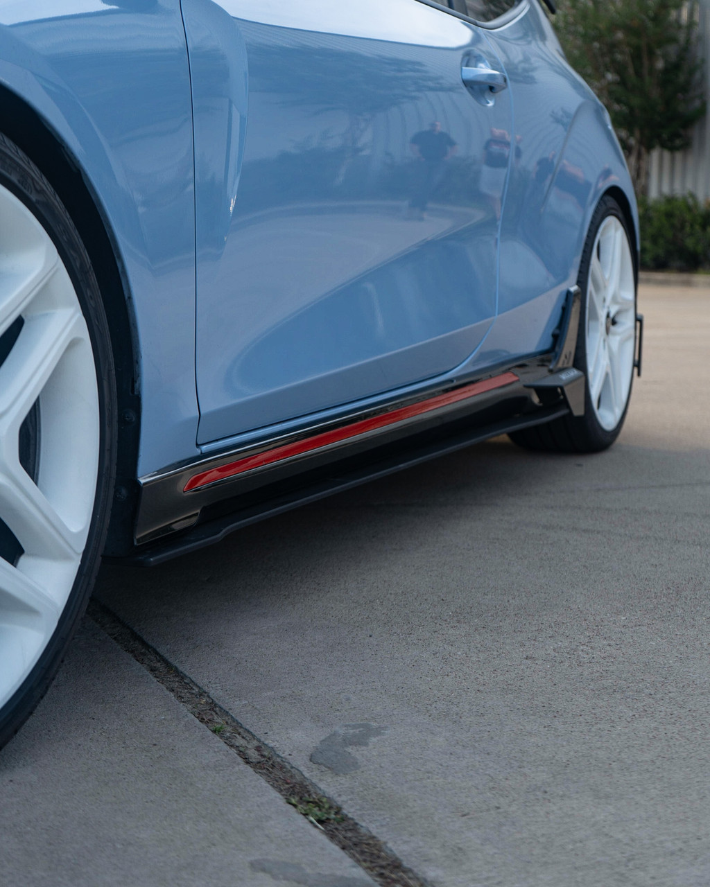VELOCE Side Wing Splitter for Hyundai Veloster N 2019+ - GenRacer
