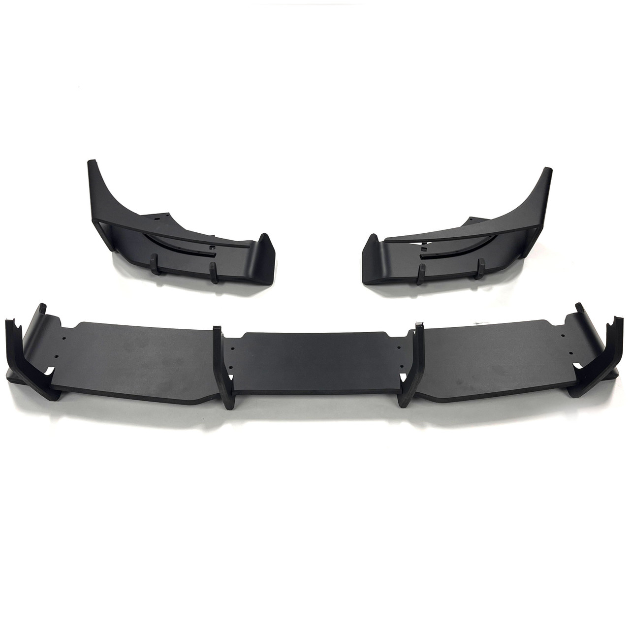 VELOCE Rear Wing Spats + Diffuser with Fins for Hyundai Veloster N 2019 ...