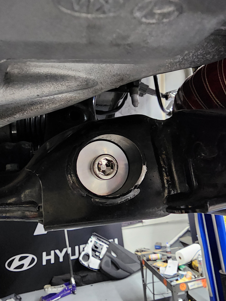 Enthuspec Front Lower Control Arm Bushing Lock Out for Hyundai Elantra ...