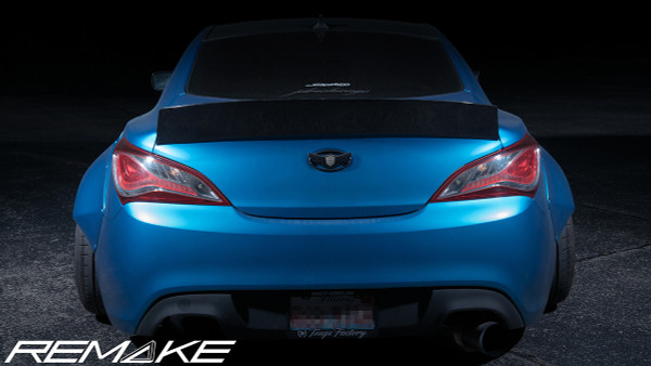 REMAKE Fiberglass Trunk Wing for Hyundai Genesis Coupe 2010+ (RE-4)