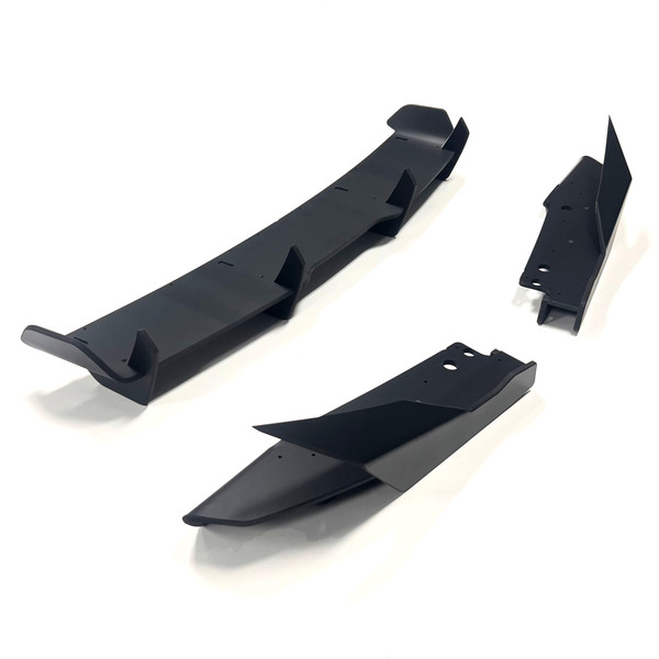 VELOCE Rear Spats + Diffuser with Fins for Hyundai Elantra N 2021-2023 ...