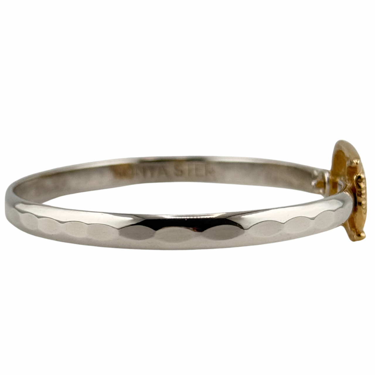 Fish Bracelet, Silver & 14K, 5mm - Sonya Ltd
