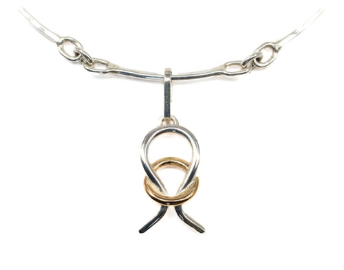 Avalon Pendant, Silver & 14k - Sonya Ltd