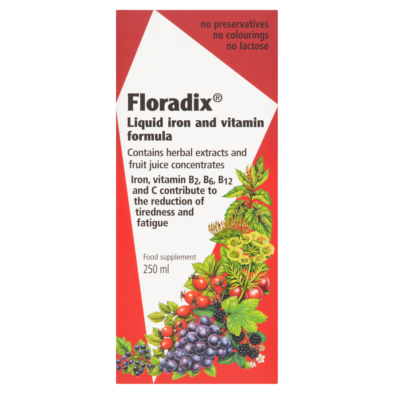 Floradix Liquid Iron and Vitamin Formula 250ml