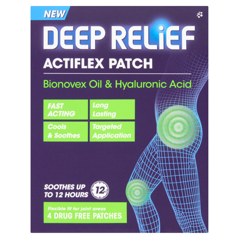 Deep Relief Actiflex 4 Drug Free Patches