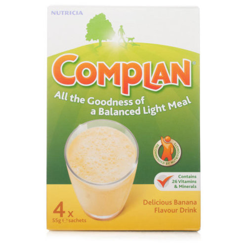 Complan Sachets Banana 4 x 55g