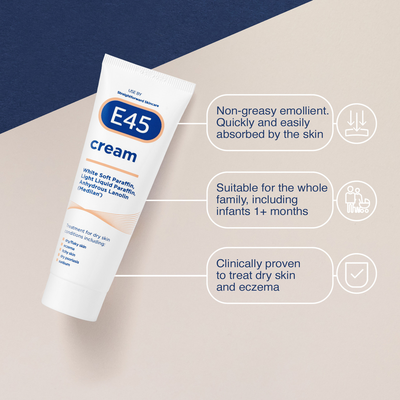 E45 Dermatological Cream 50g