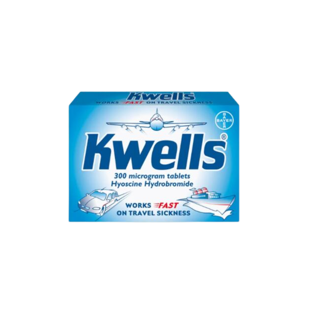 Kwells Adult Travel Sickness Tablets | Well Pharmacy