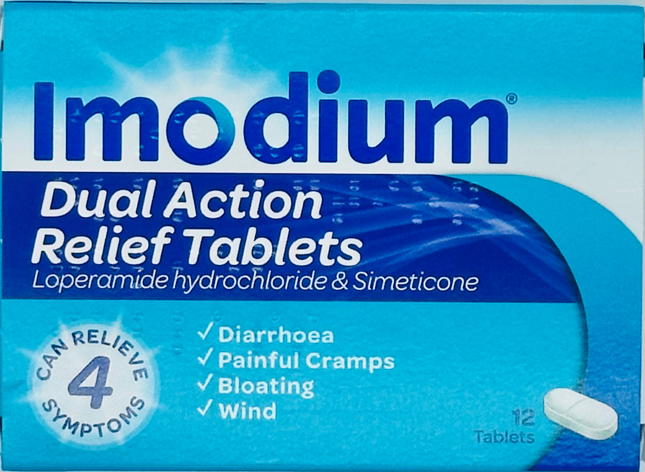Imodium Dual Action tabs 12s