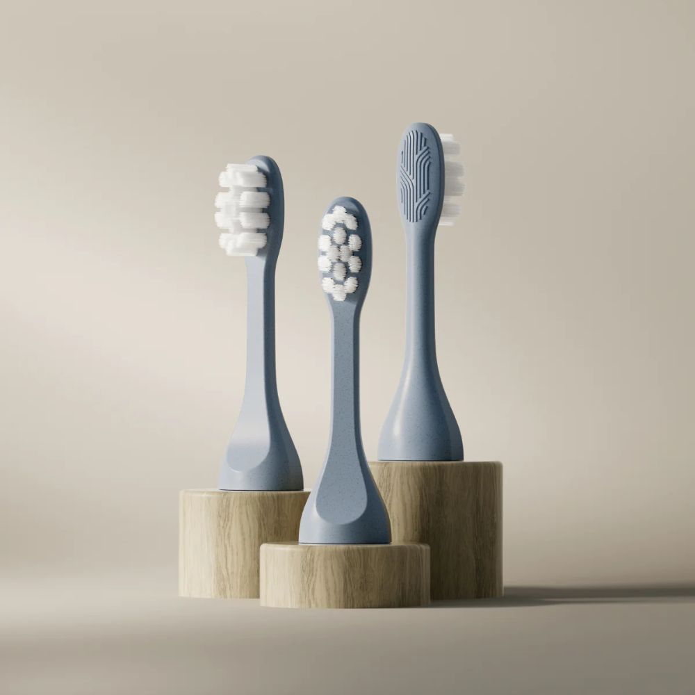 SURI Replacement Toothbrush Heads Morning Waves 3x Heads