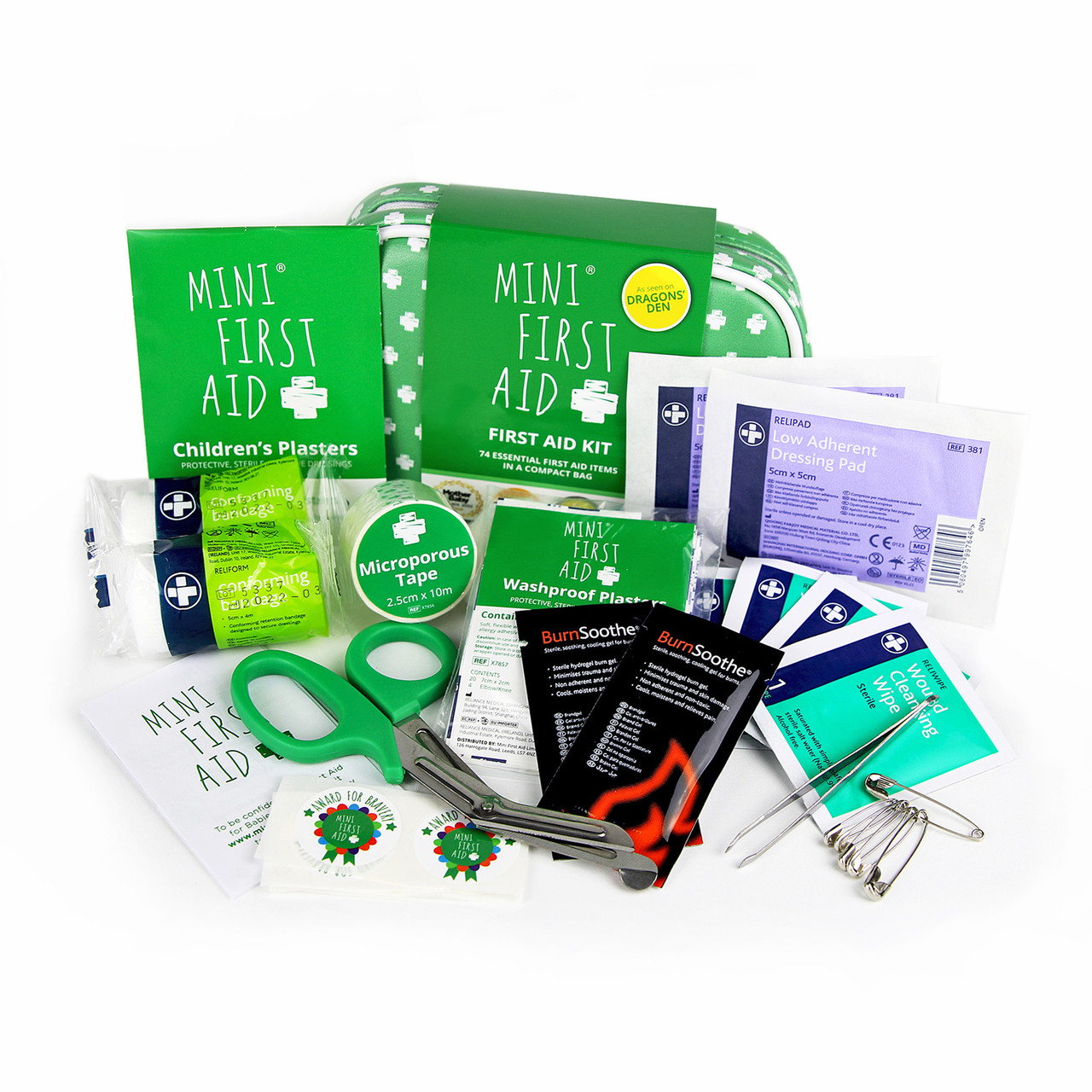 Mini First Aid Kit 74 Items