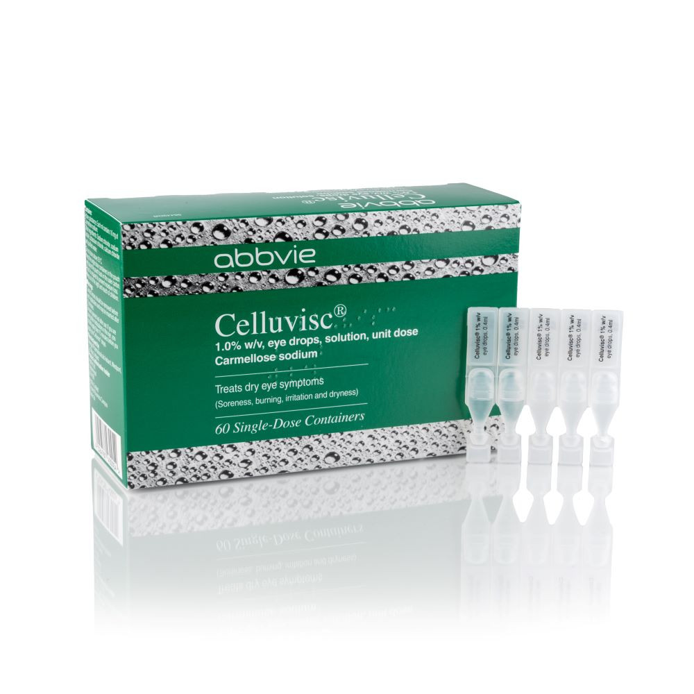 Celluvisc (Carmellose Sodium 5mg/1ml) 1% 60s