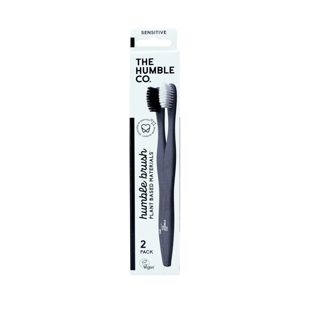 Humble Plant-based Adult Twin Pack Toothbrushes